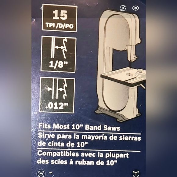 bosch | Other | Bosch Band Saw Blade 59 2 | Poshmark